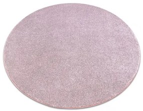 koberec kulatý SAN MIGUEL špinavě růžová 61 hladký, Jednotný je velikost kruh 200 cm | krásné koberce cz