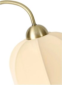 Bílá/černá látková stojací lampa (výška 150 cm) Bell – Ellos Home