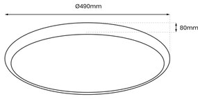 LED Dětské stropní svítidlo MOONCAT LED/34W/230V růžová