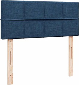Box spring postel s matrací modrá 120x200 cm textil 3287429