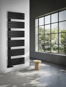 Aqualine Mythos otopné těleso rovné boční připojení 500 x 1730 mm černá mat LLM517B