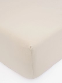 MK Lůžkoviny Jersey prostěradlo Classic 140 x 200 cm – přírodní