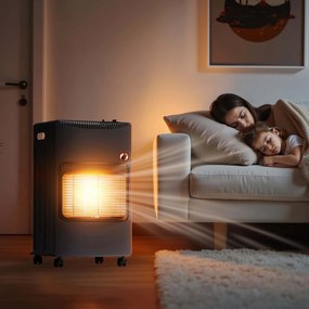 Venkovní topidla a infrazářiče Wiltec – 4,2 kW, 42 × 45 × 75,7 cm, 13 kg (65067)