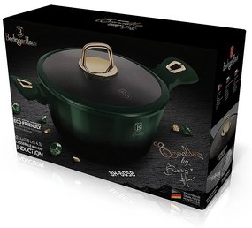 BERLINGERHAUS Kastrol s poklicí a titanovým povrchem 24 cm Emerald Collection BH-6058