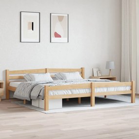 Rám postele bez matrace z masivního borovicového dřeva 322067