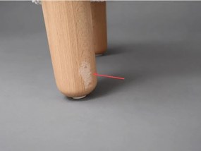 Béžová rozkládací/s úložným prostorem pohovka z textilie bouclé 244 cm Arcadova - II. jakost – ELTAP