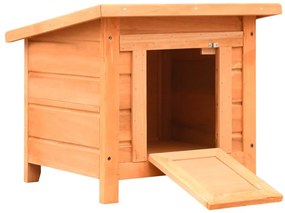 Domeček pro kočky 50 x 46 x 43,5 cm masivní borovice a jedle 170640