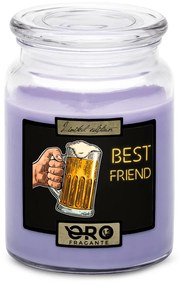 Svíčka Beer friend (Vůně svíčky: Levandule)