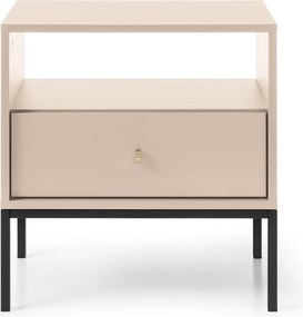 PSK Noční stolek NOMO, Béžová 54 cm