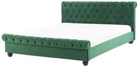 Manželská vodní postel 180 cm Alexandrine (zelená) (s roštem a matrací). 1077780