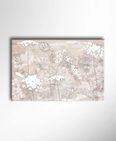 Malvis ® Obraz Kontury rostlin v japonském stylu ROZMĚR (šířka x výška): jednodílný obdélník 60x40 cm