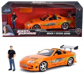 Jada rychle a zběsile auto 1995 toyota supra + figurka brian o’conner