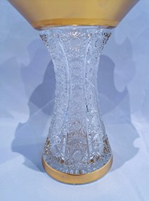 Váza tanečnice zdobená zlatem, smaltem 20.5 cm