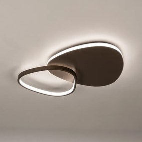 Stropní stmívatelné LED svítidlo Organic Brown 40