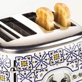 Ariete 0156CA Capri bílá/světle modrá / Topinkovač / 4 plátky / 1630 W