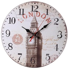 Živá Zeď Dřevěné nástěnné hodiny Big Ben