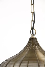 Kovové závěsné svítidlo v bronzové barvě ø 36 cm Alvaro – Light &amp; Living