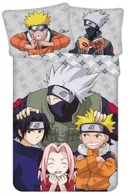 Jerry Fabrics Povlečení Naruto Grey 140x200, 70x90 cm