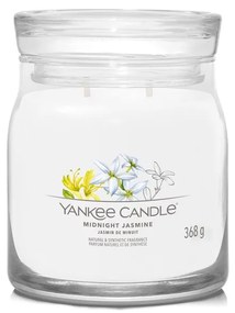 Yankee Candle Signature svíčka střední Midnight Jasmine, 368g