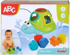 SIMBA Želvička vkládačka ABC 20 cm / 5 tvarových dílků / plast / od 12