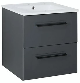 BPS-koupelny Koupelnová skříňka s keramickým umyvadlem Step A 50