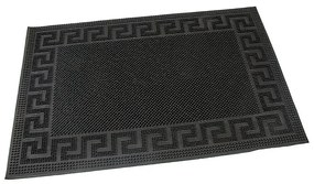 Gumová čisticí rohož Pins Deco 40 x 60 x 0,8 cm, černá