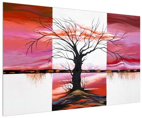 Obraz malby stromu (120x80 cm)