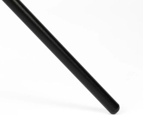 White Label Černý kovový odkládací stolek WLL HANDLE 36,6 cm