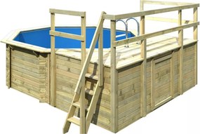 Bazén KARIBU model 1D (45629) 4,0 x 4,8 m LG3450