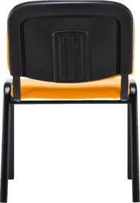 Konferenční židle Ken V2 látka – oranžová