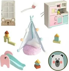 2Kids Toys miniatura domečku Duhový dům / od 14 let