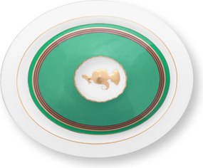 Pip Studio Pip Chique Stripes cukřenka 550ml, růžovo-zelená (Porcelánová cukřenka 550 ml)