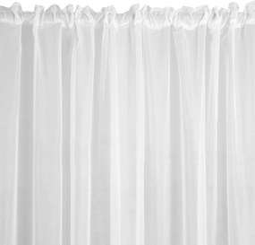 ZÁCLONA NA PÁSCE LUCY 300 CM X 250 CM CM BÍLÁ