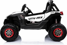 LEAN CARS Akumulátorové auto XMX603 4x4 s panelem MP4, bílé