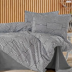 Povlečení bavlněné Traverz 200x140cm+90x70cm TiaHome