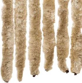 Závěs proti hmyzu béžový 90 x 220 cm Chenille 284283