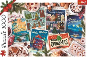 TREFL PUZZLE Vzpomínky na zimu 68x48cm skládačka 1000 dílků tr10730