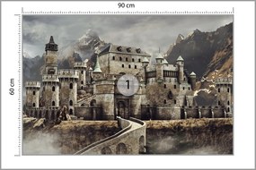 Fototapeta Středověký Fantasy Hrad Omyvatelný vlies 135x90