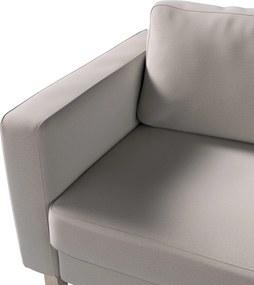 Potah na pohovku IKEA Karlstad, 3-místná, rozkládací barva béžová látka sametová