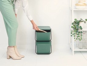 Brabantia Stohovatelný odpadkový koš Sort & Go 20 l - zelená