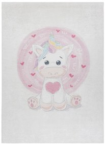 Dywany Łuszczów Dětský kusový koberec Bambino 1128 Unicorn  - 160x220 cm