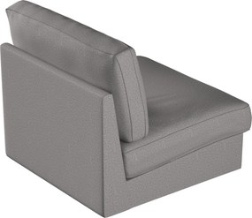 Potah na neskládací křeslo IKEA Kivik barva šedá látka pletený vzor