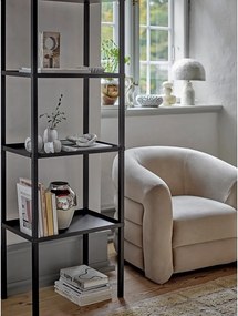 Černý kovový regál 59x90x38 cm Loups – Bloomingville