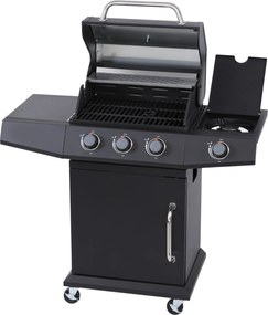 Plynový gril GASS MASTER 3+1 černý