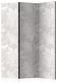 Paraván Floral Elements Dekorhome 135x172 cm (3-dílný)