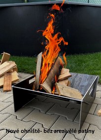 Cortenové rozkládací zahradní ohniště SAM