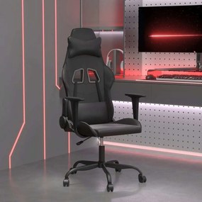 vidaXL Masážní herní židle umělá kůže [345399] Barva: Černá