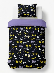 Sinsay - Sada ložního prádla s halloweenským motivem - černá
