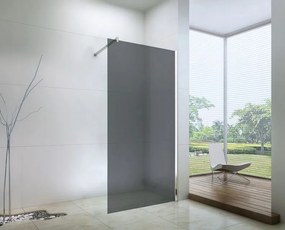 Koupelnová pevná zástěna MEXEN WALK-IN 110 cm - GRAFIT