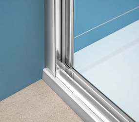 Polysan, EASY LINE obdélníková sprchová zástěna 800x700mm, skládací dveře, L/P varianta, čiré sklo, EL1980EL3115